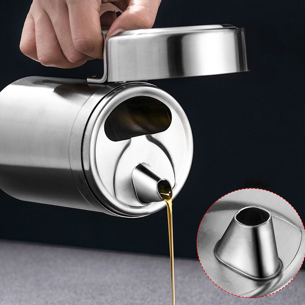 550ML304 Stainless Steel Kitchen Oil Pot Leak-Proo... – Grandado