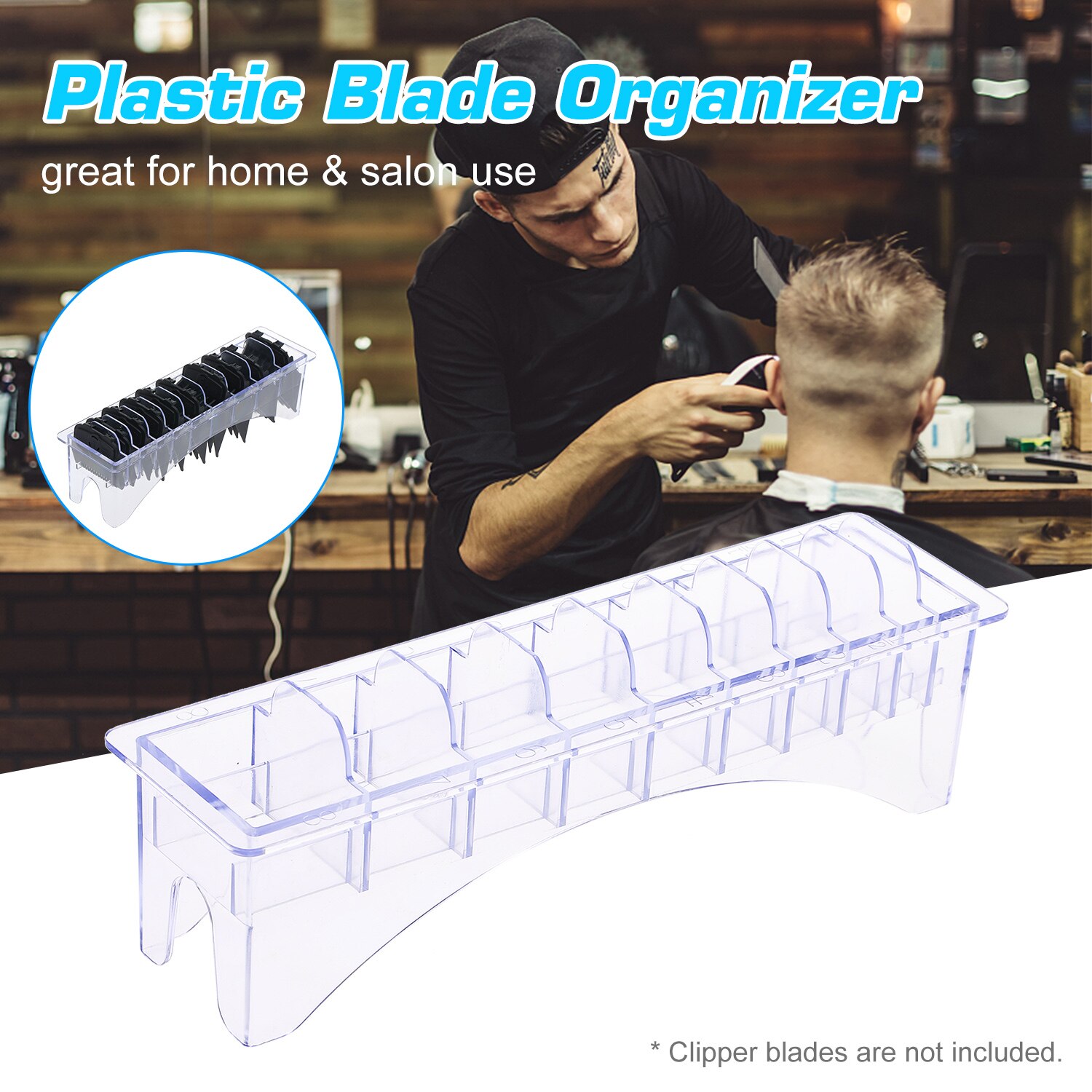 Rechthoekige Plastic Blade Organizer voor 10 Blade... – Vicedeal