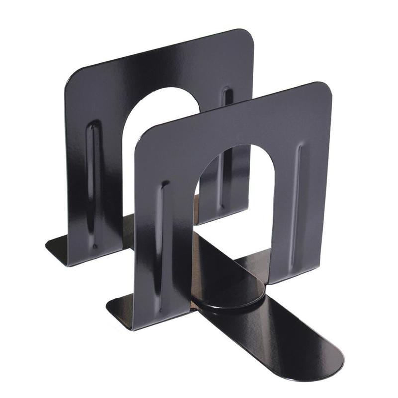 1 Pair Book Holder Simple Style Metal Bookends Iro... – Vicedeal