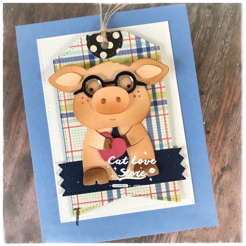 Lovely Pig Animal Metal Cutting Dies Stencils For ... – Grandado