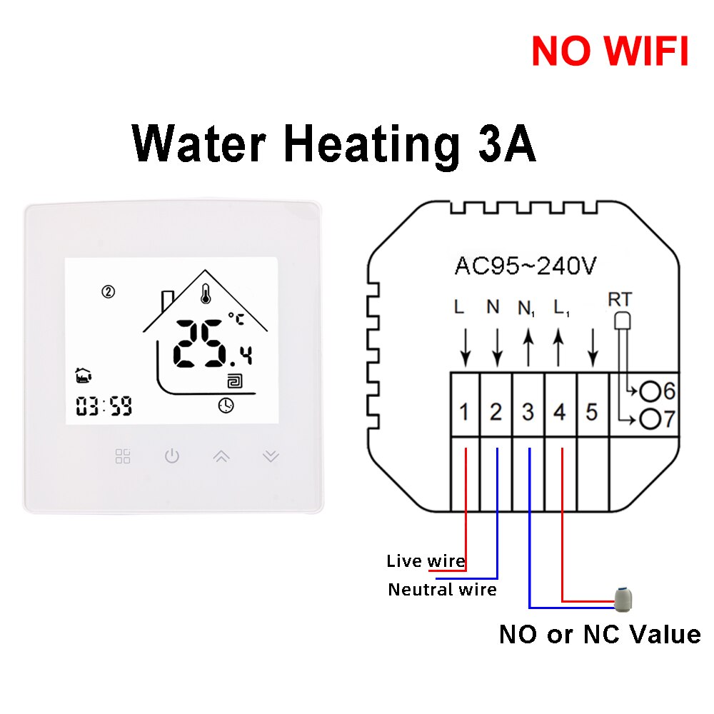 Smart X5H WiFi Thermostat Programmable Temperature... – Grandado
