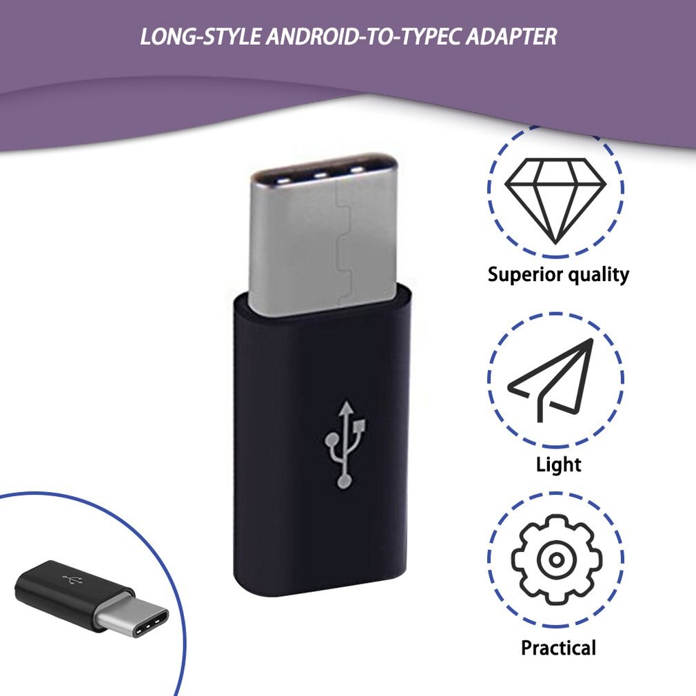 Universele Usb 3.1 Type-C Connector Naar Micro Usb... – Vicedeal