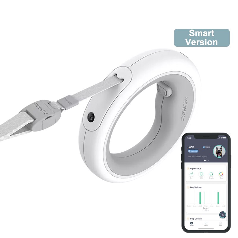 Upgraded MOESTAR Bluetooth Retractable Pet Leash D... – Grandado