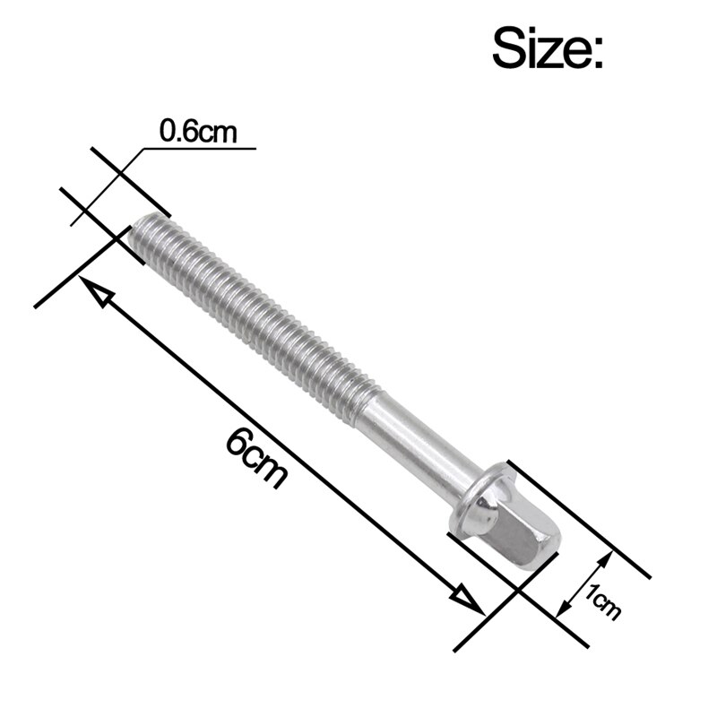 6 Pcs/Set Standard 60mm Bass Drum Key Rod Percussi... – Vicedeal