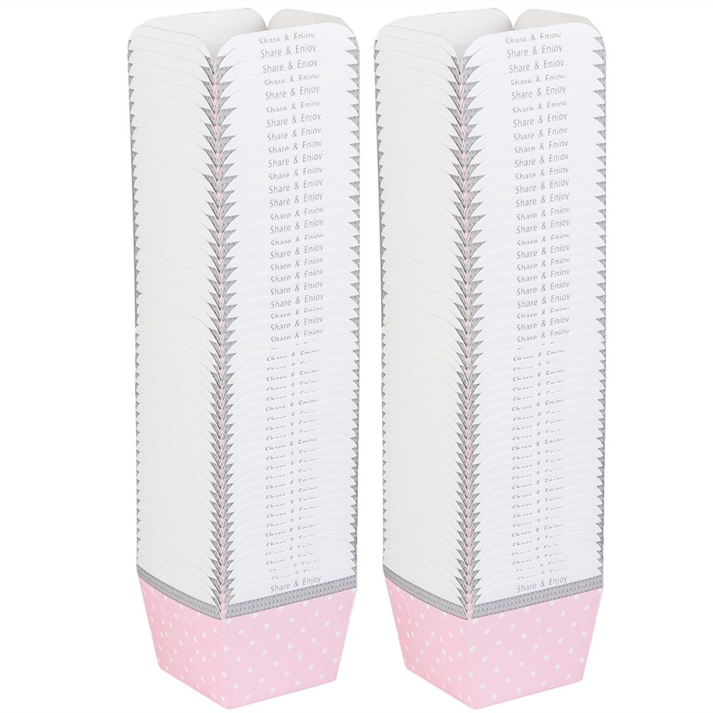 100pcs Paper Cupcake Cups Square Disposable Cake C... – Grandado