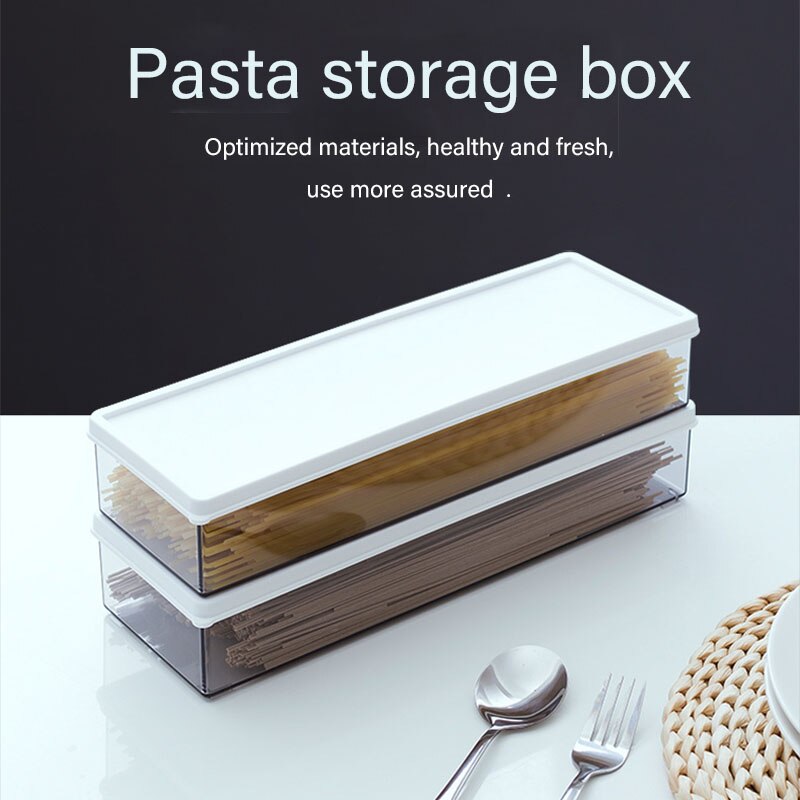 Kitchen Pasta Storage Box Rectangular Sealed Box C... – Grandado