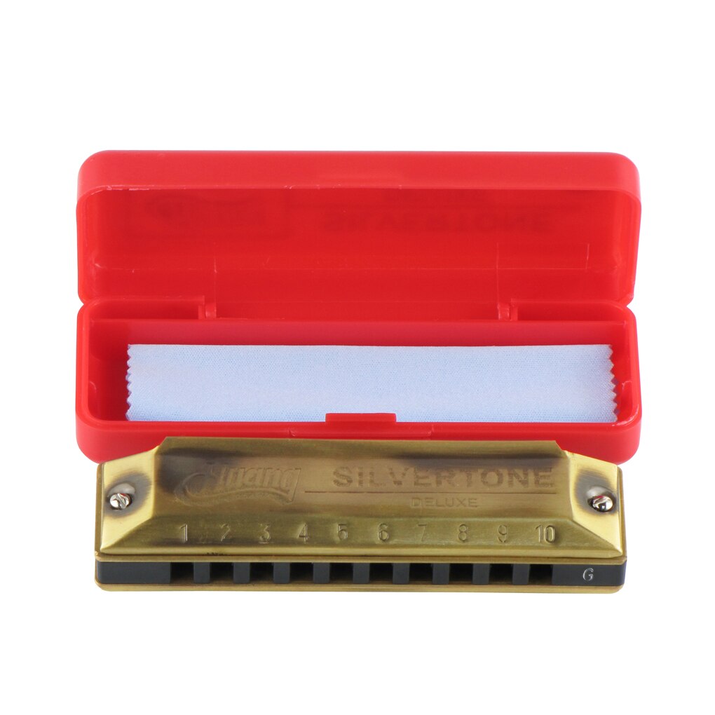 10 Holes Huang Harmonica Diatonic Blues Harp Mouth... – Grandado