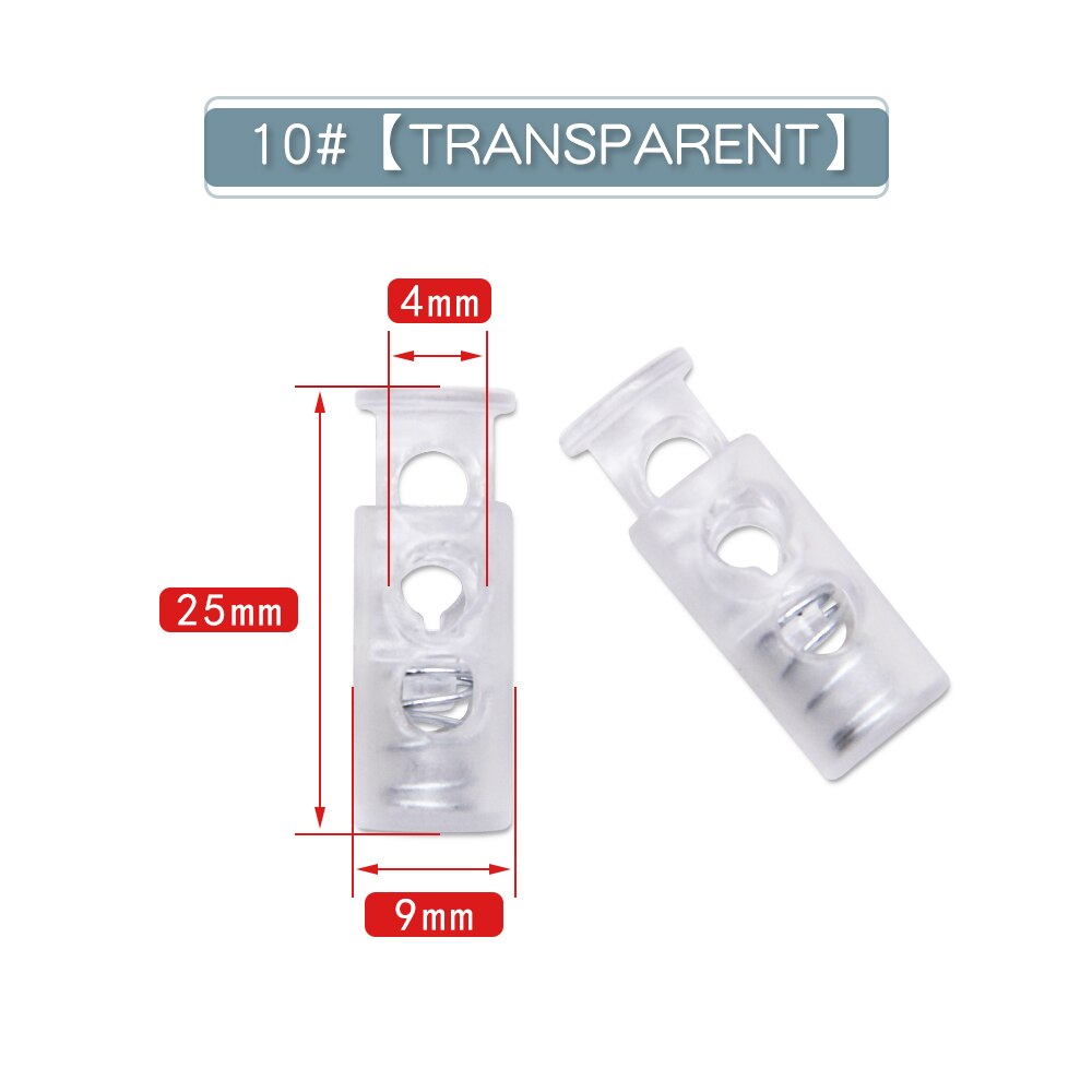 10pcs Cord Lock Plastic Stopper Cord Ends Toggles ... – Vicedeal