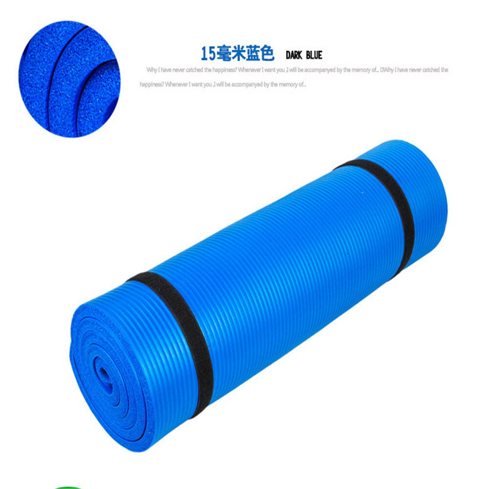 183x61x1.5cm NBR Yoga Mat Outdoor Camping Gym Exer... – Grandado