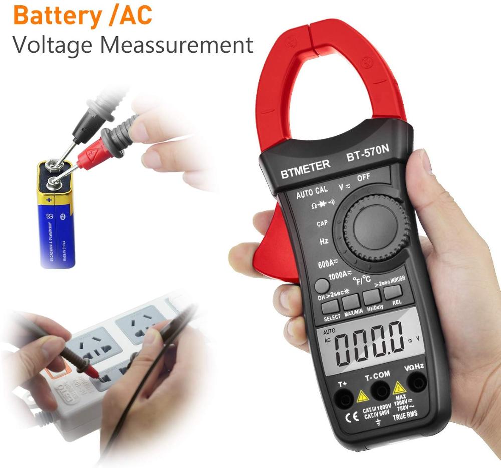 BTMETER 570N True RMS Digital Clamp Meters,Auto Ra... – Vicedeal