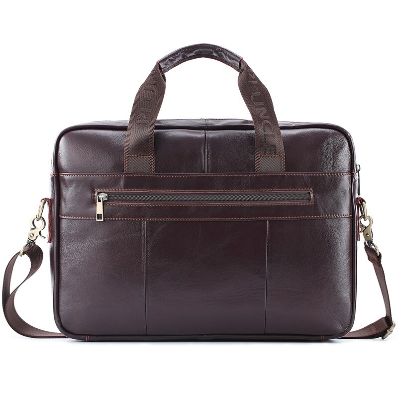 PI UNCLE Leather Briefcase Shoulder Messenger Bag ... – Vicedeal