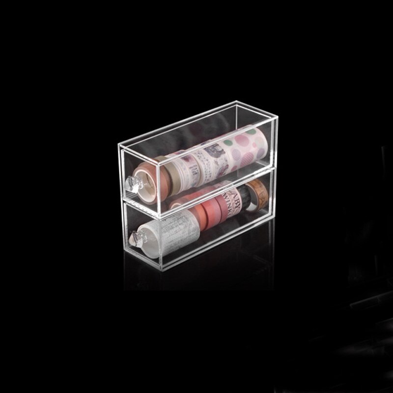 Clear Acrylic Makeup Organizer Storage Box Portabl... – Vicedeal