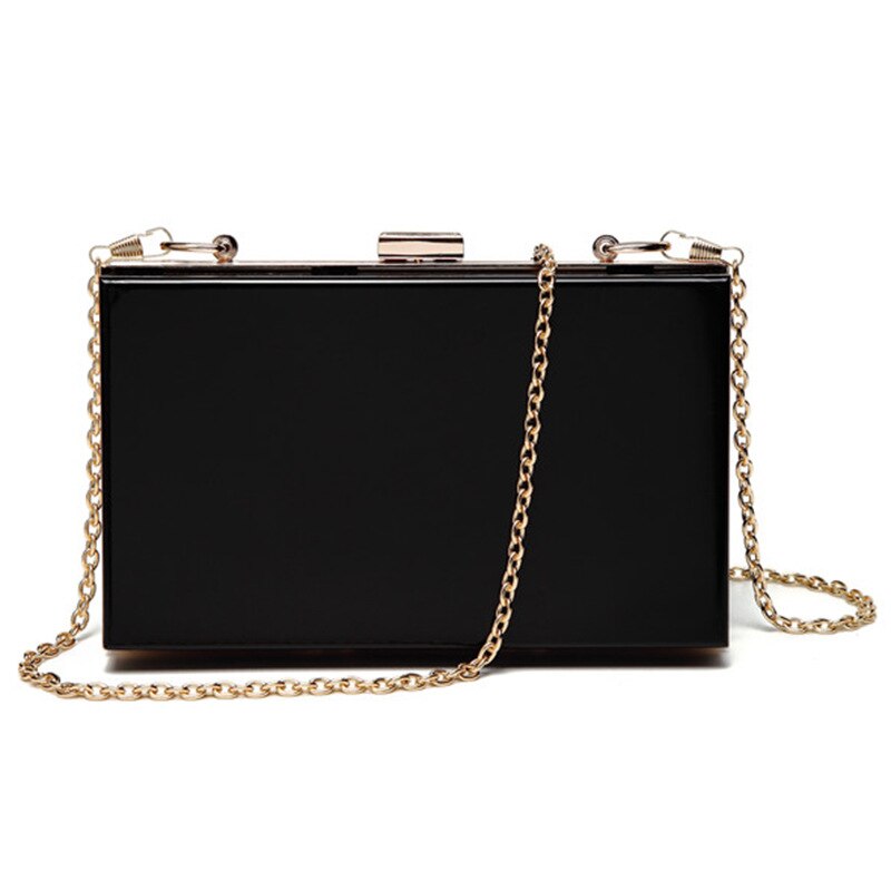 Transparent Acrylic Bags Clear Clutch Purses Box W... – Grandado