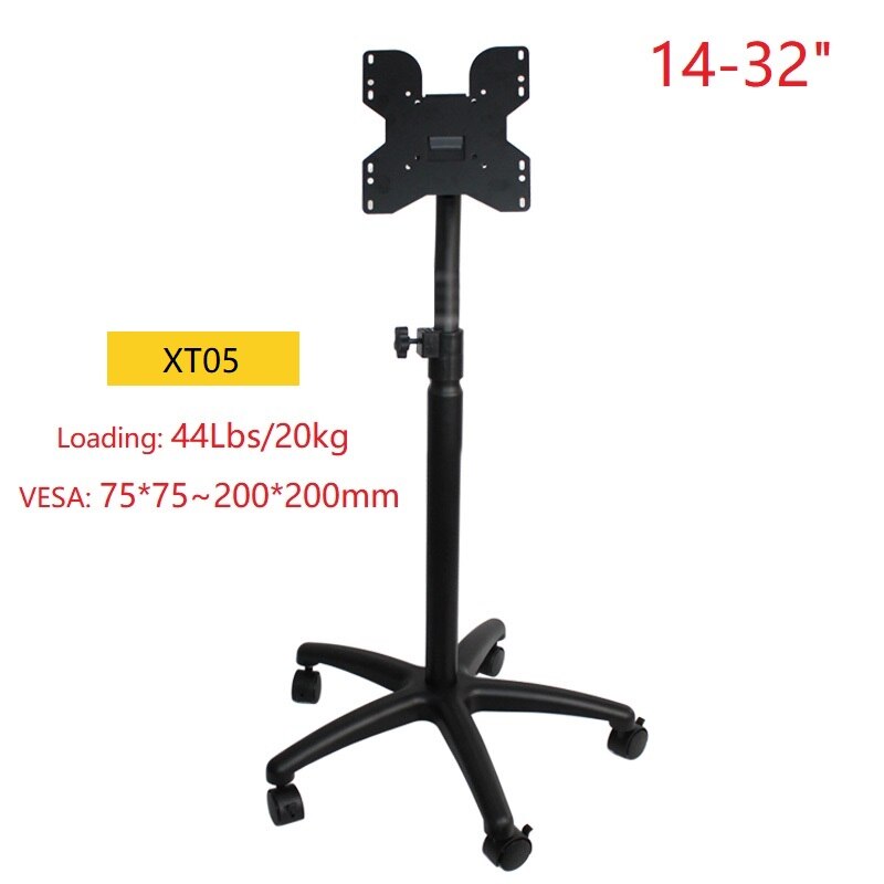 Super Mobile TV Cart 14"-32" Flat Panel LED LCD Pl... – Grandado