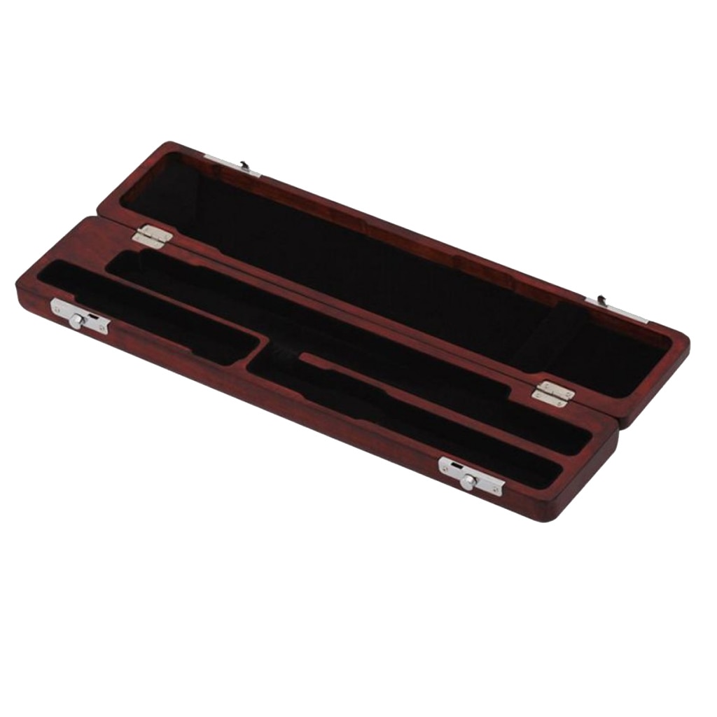 Solid Wood 17 Hole Flute Hard Case Holder Organize... – Vicedeal