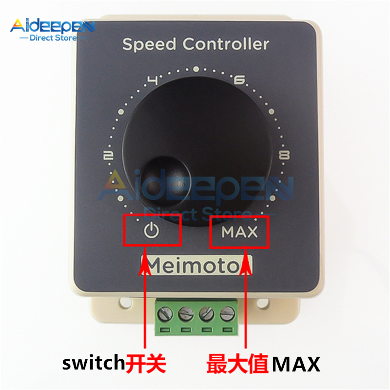 12V 24V 36V 48V 60V DC Motor Speed Controller Regl... – Vicedeal