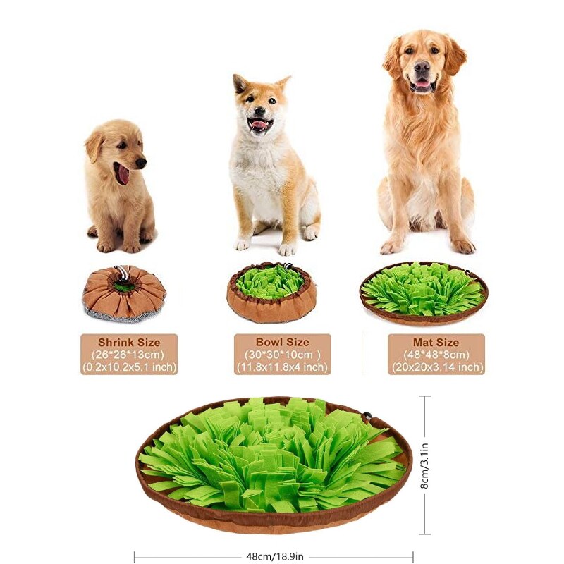 Pet Snuffle Mat Dogs Nosework Feeding Mat Interact... – Grandado