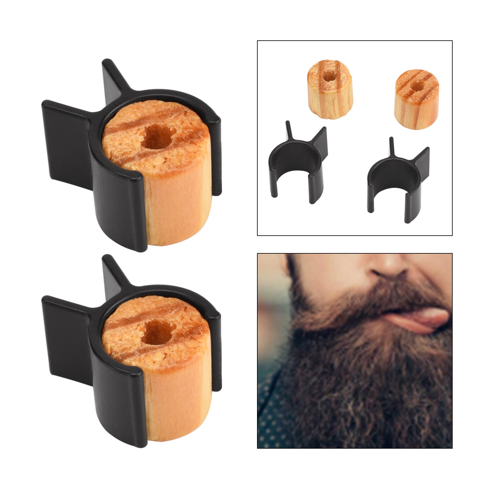 Wood Handlebar Mustache Training Wheels for Men Sa... – Grandado