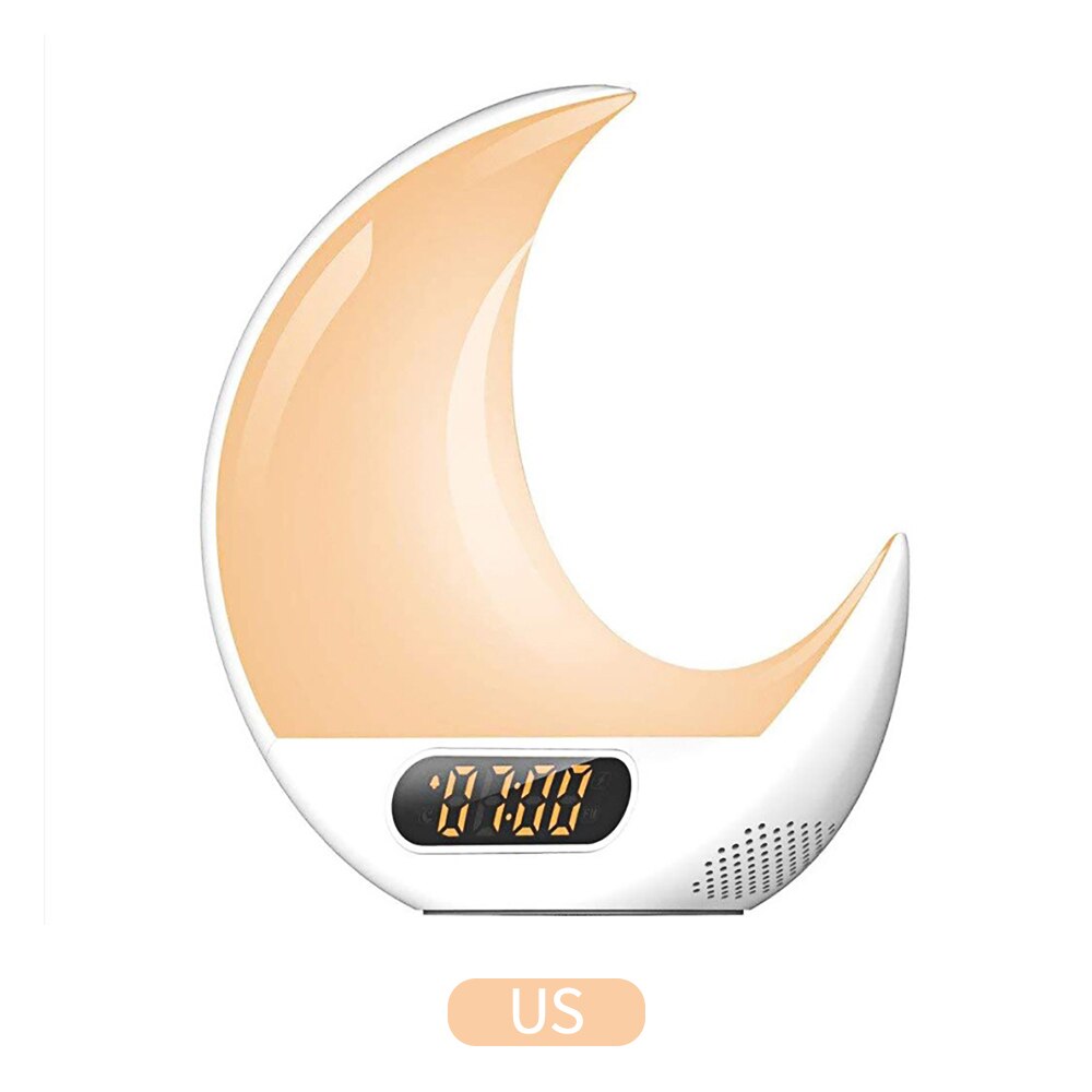 Multifunctional Moon Wake-Up Light Alarm Clock, Si... – Grandado