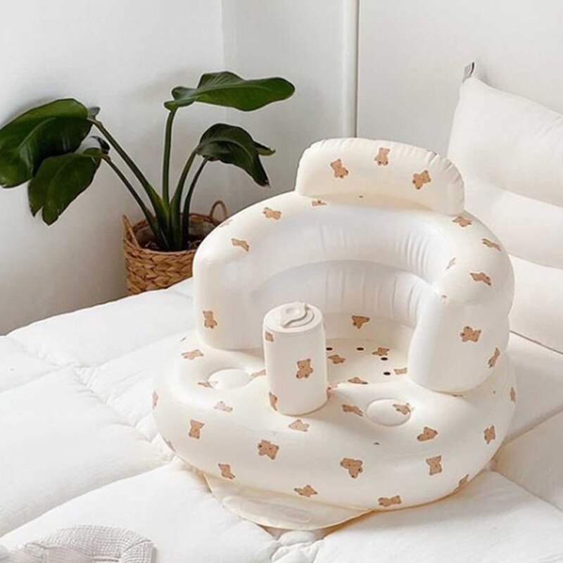 Asiento inflable multifuncional de PVC para bebé, ... – Grandado