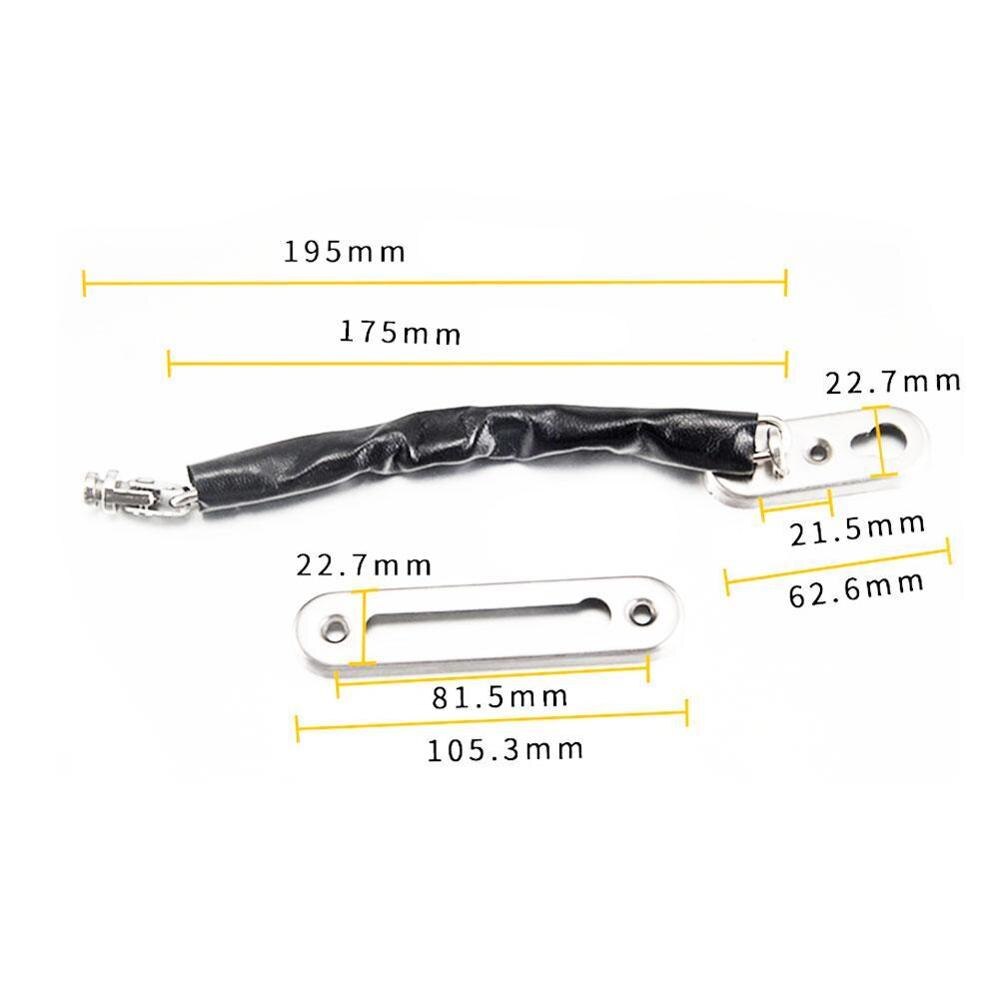 Steel Security Door Bolt Buckle Chain Bold Chain D... – Vicedeal