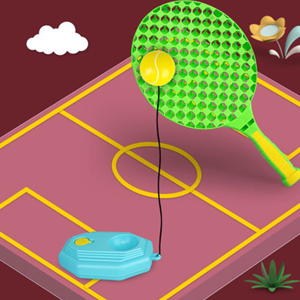 Rebound Base Device Self Study Tennis Trainer Set Entertainment Indoor ...