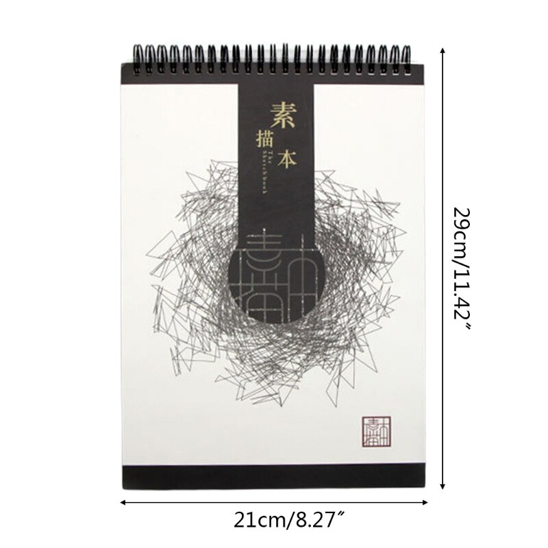 50Sheets A4 Paper Watercolor Sketch Book Notepad f... – Vicedeal