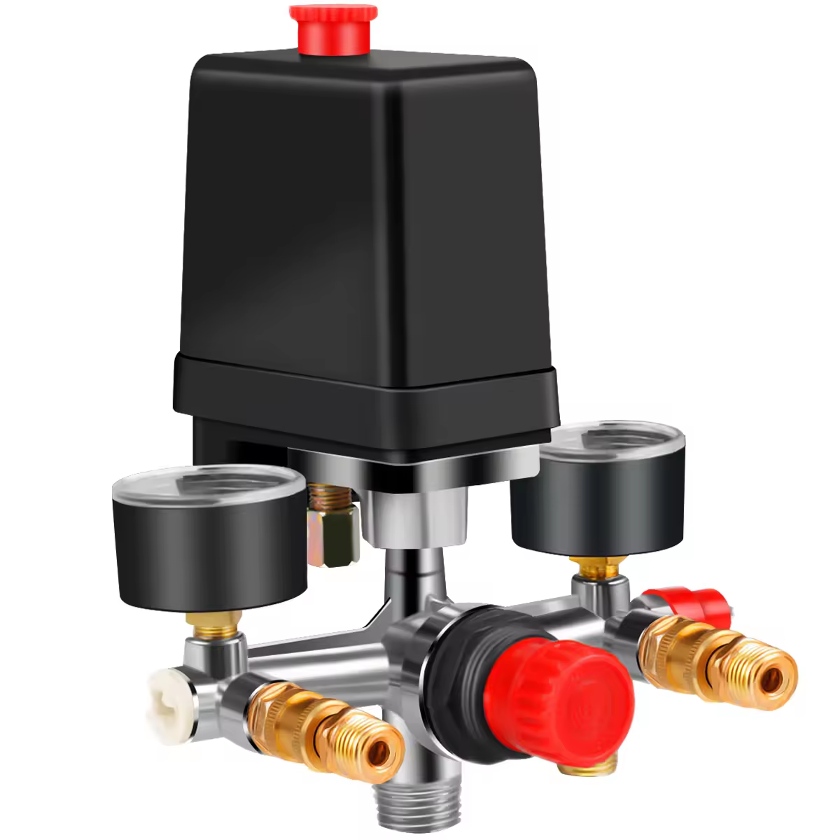 Luftkompressordeler 90-120 psi trykkbryter 4- havn... – Grandado