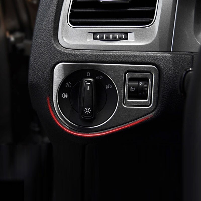 Headlight Button Cover Trim For Volkswagen VW Golf... – Grandado