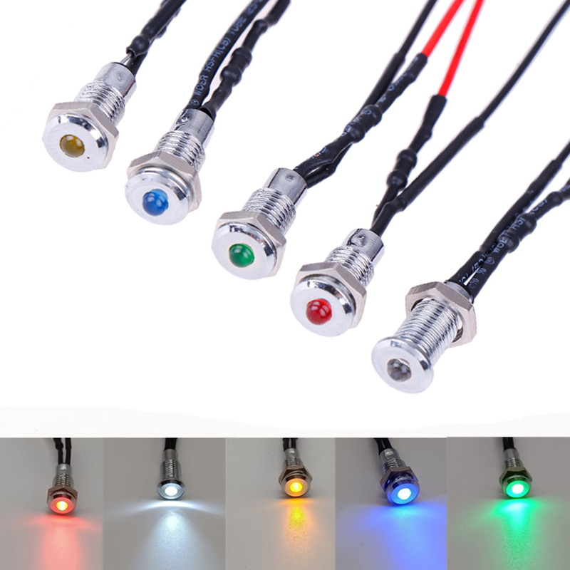 1Pc 6mm Waterproof Warning LED Metal Indicator Lig... – Grandado