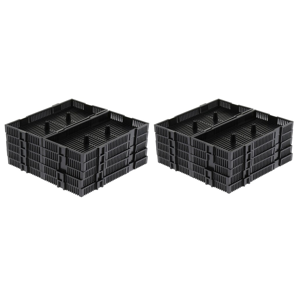 20 Pcs Grid Divider Tray Aquarium Fish Tank Filter... – Grandado