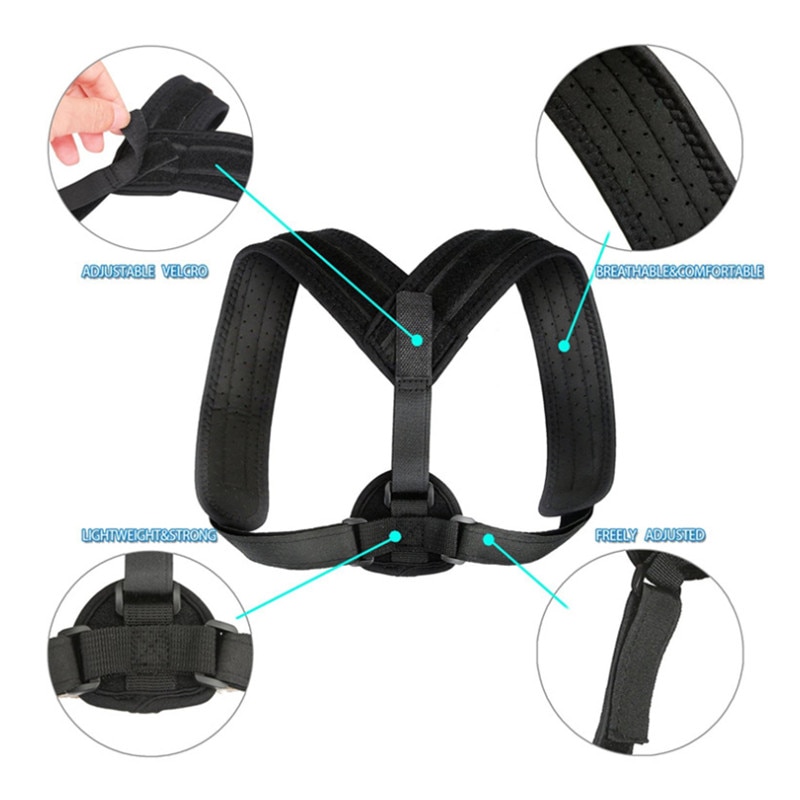 Posture Corrector Spine Back Shoulder Support Corr... – Grandado