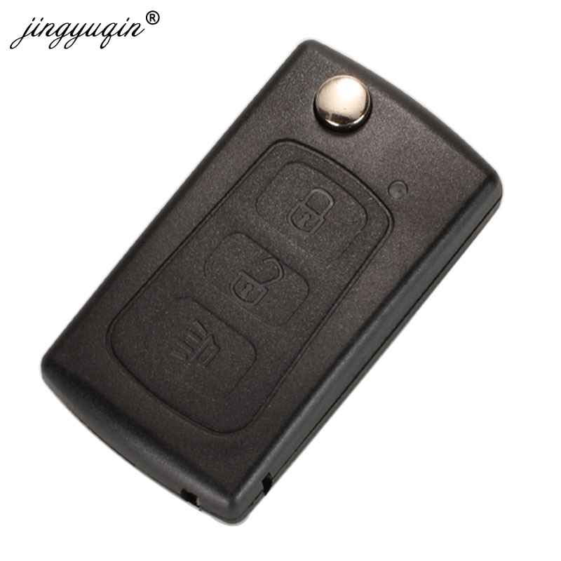 Jingyuqin 3 Knoppen Flip Folding Remote Key Case S... – Grandado