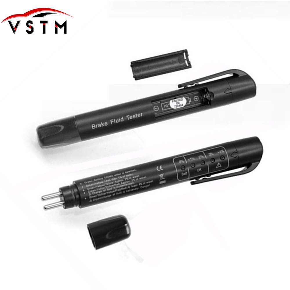 Auto Liquid testing Brake Fluid Tester pen 5 LED i... – Vicedeal