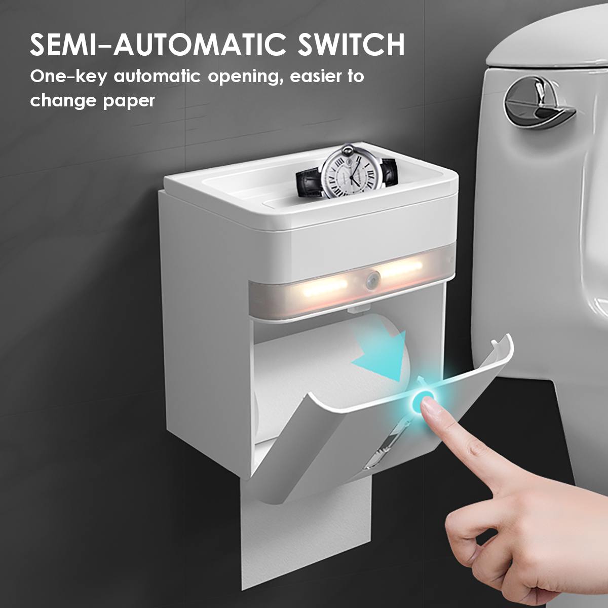 Portable Toilet Paper Holder Plastic Waterproof Pa... – Vicedeal