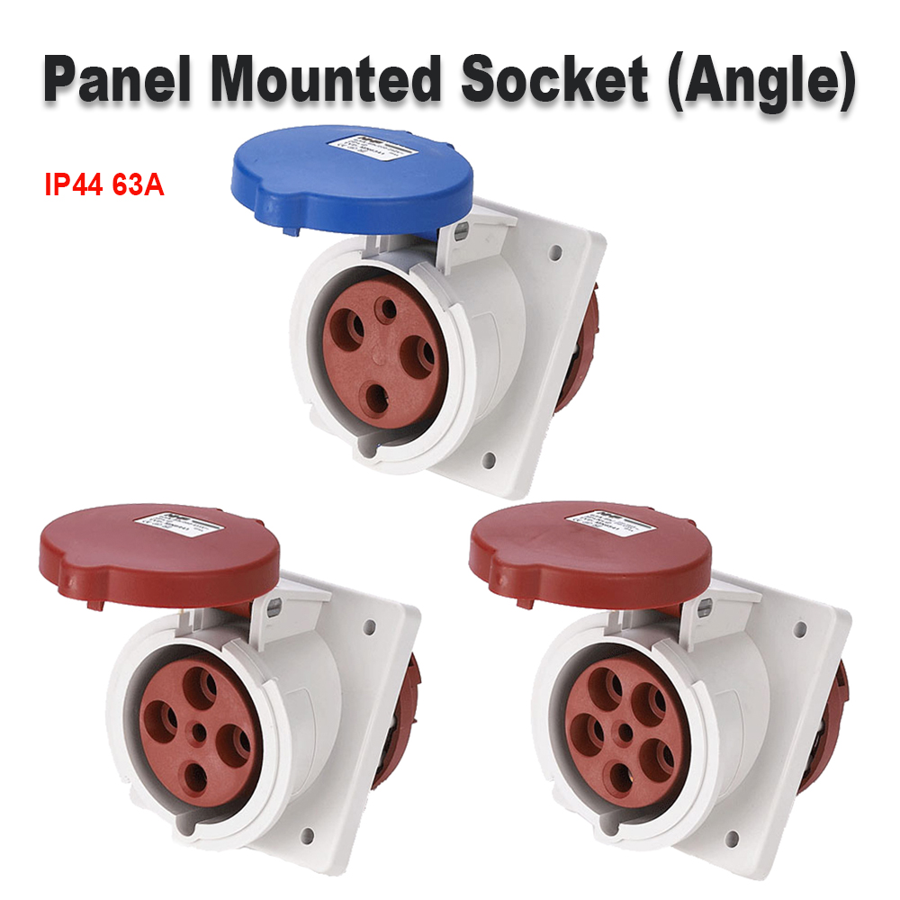 IP44 16A/32A/63A Waterdichte Industriële Socket, 2... – Vicedeal