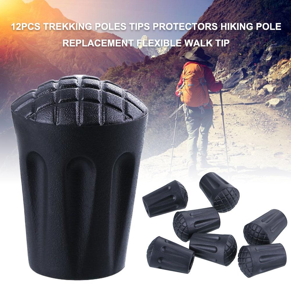 12Pcs Trekking Poles Tips Protectors Wandelingspoo... – Grandado