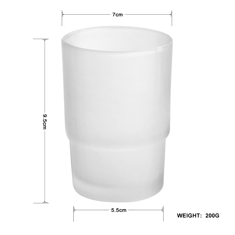 Bathroom Hotel Household Glass Toothbrush Cup Fros... – Vicedeal