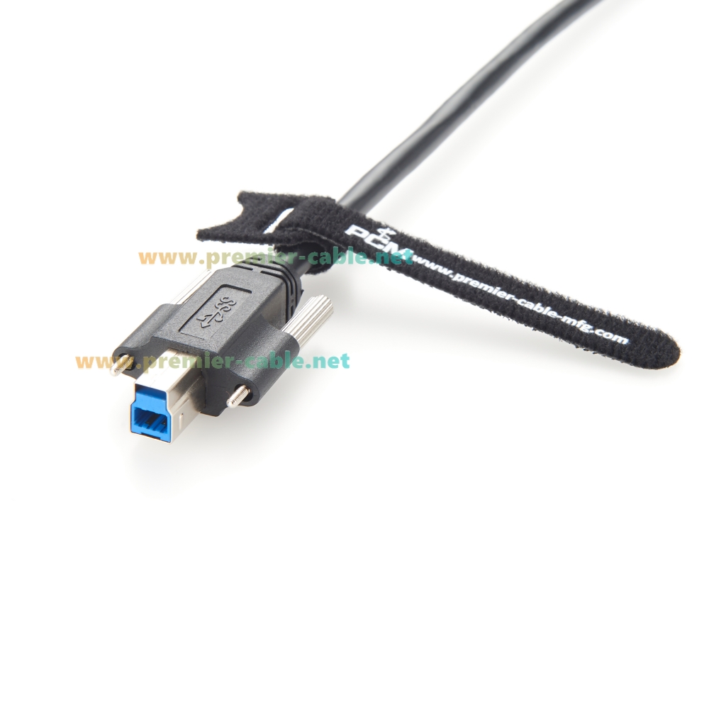 USB 3.0 A Male to Type-B Male Cable with Screw Loc... – Grandado