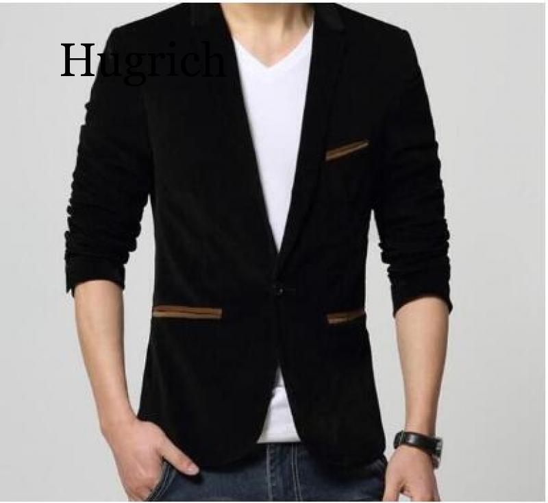 Mens Brand Blazer British's Style Casual Slim Fit ... – Vicedeal