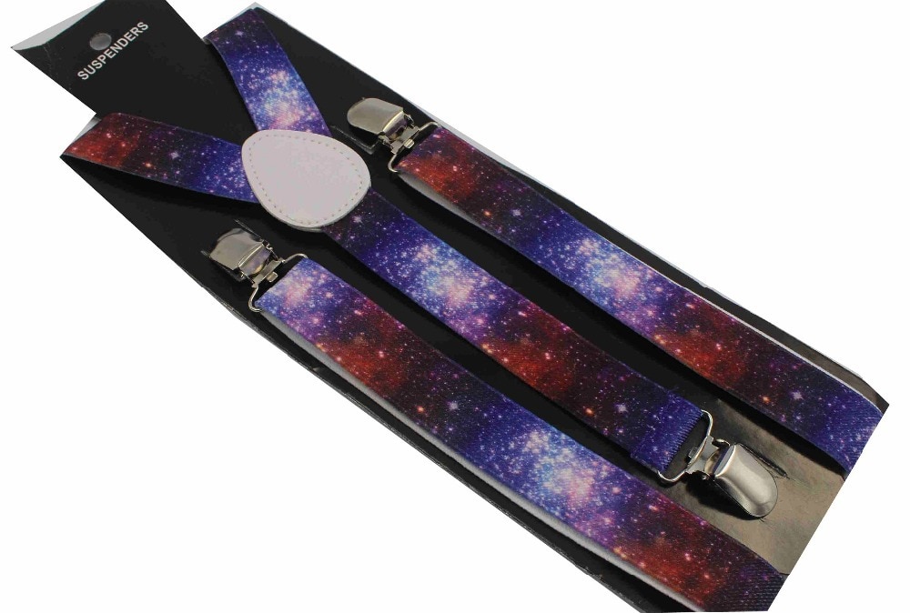 Adjustable Ladies Colorful Galaxy Printed Braces A... – Grandado