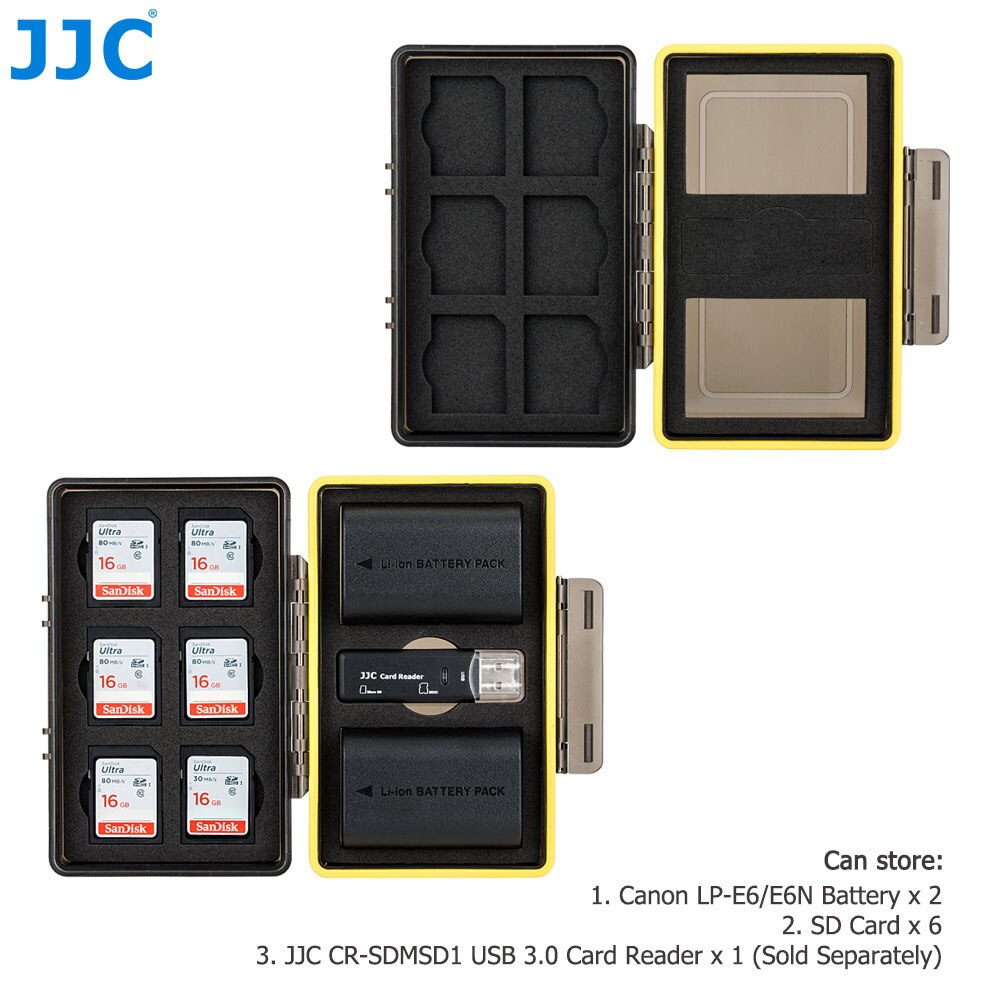 Jjc Camera Batterij Box Memory Card Case Houder Op... – Grandado