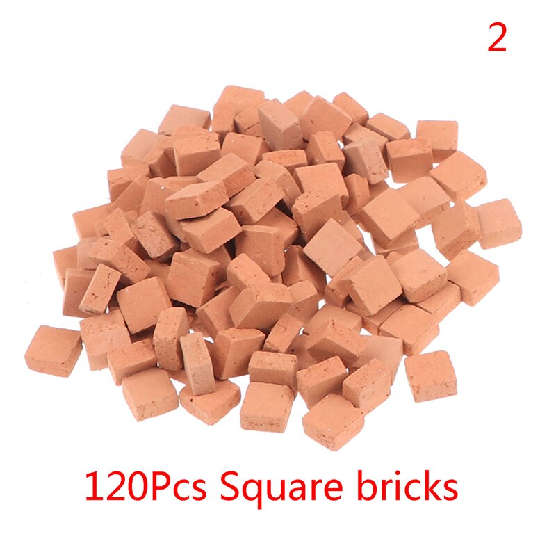 DIY Miniature Scenes BESPORTBLE 50pcs Miniature Fake Bricks For DIY ...