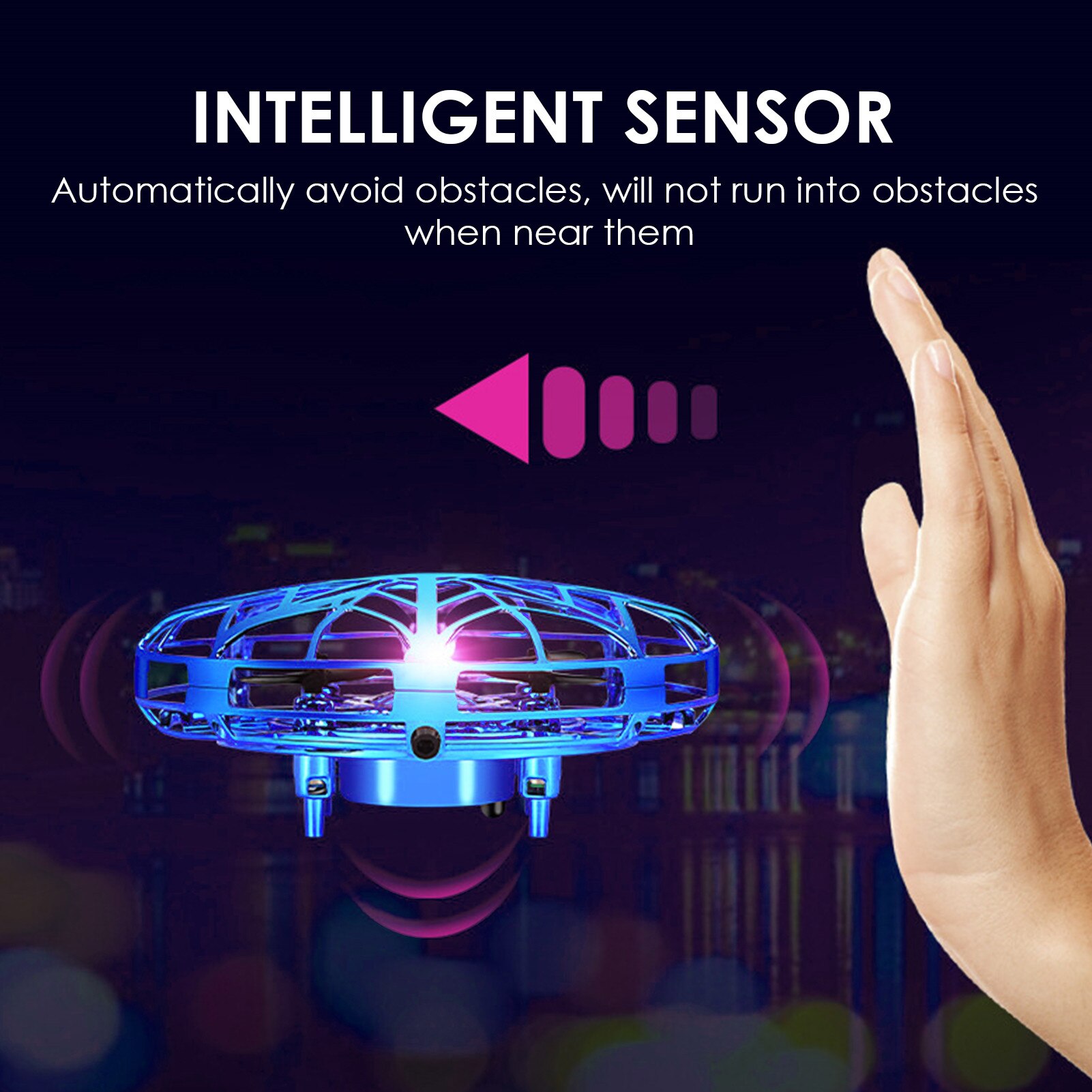 UFO Induction Aircraft Gesture Sensing Drones USB ... – Grandado