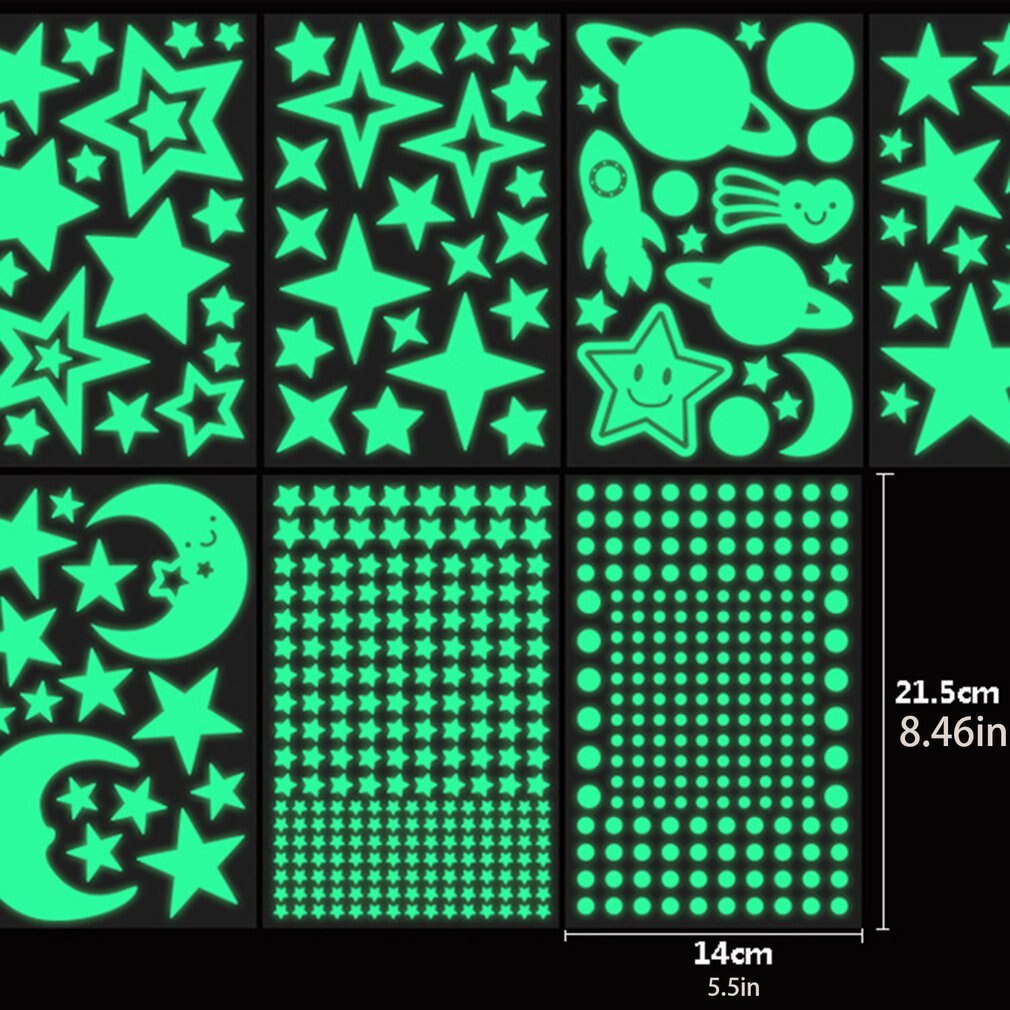Luminous Stickers DIY Fluorescent Stickers Room De... – Grandado