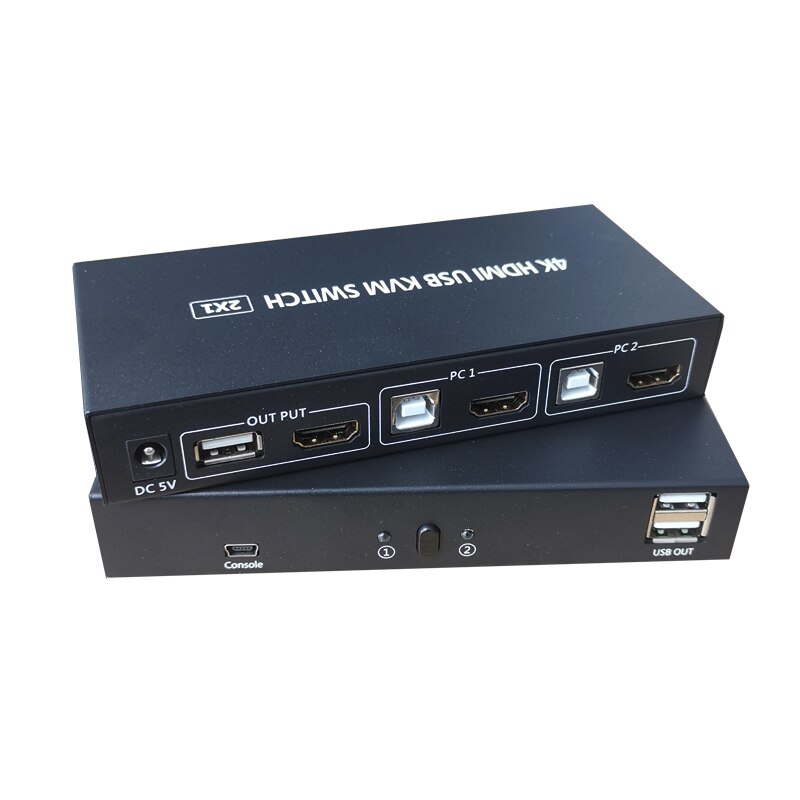2 Port kvm switch 4k hdmi KVM switcher computer ho... – Grandado