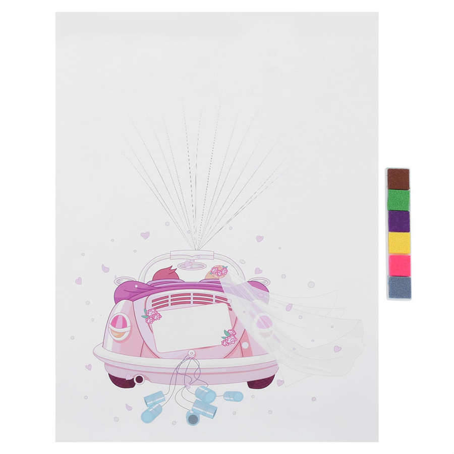 Paiting DIY Fingerprint Guest Book Tree Sign in Bo... – Vicedeal