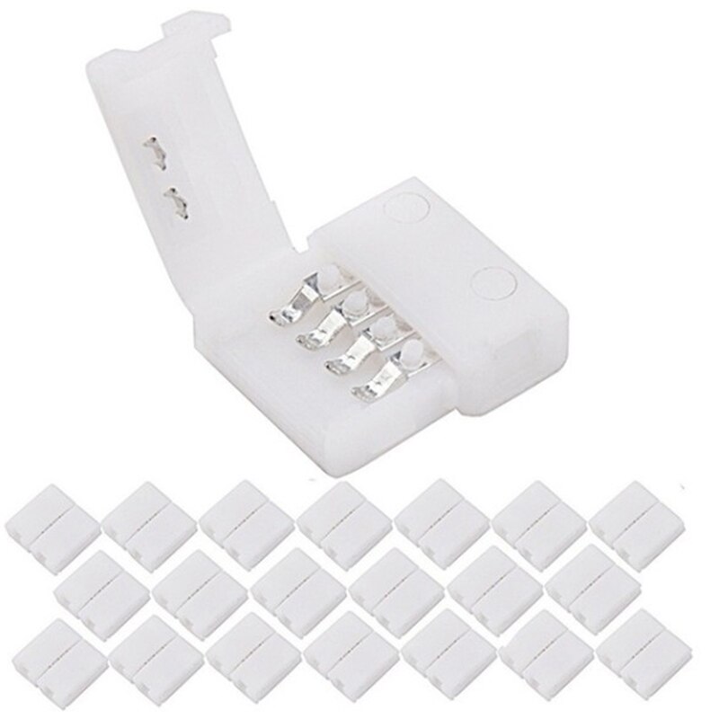 2/4-pin 10pcs 5050 RGB LED strip connector clip Co... – Vicedeal