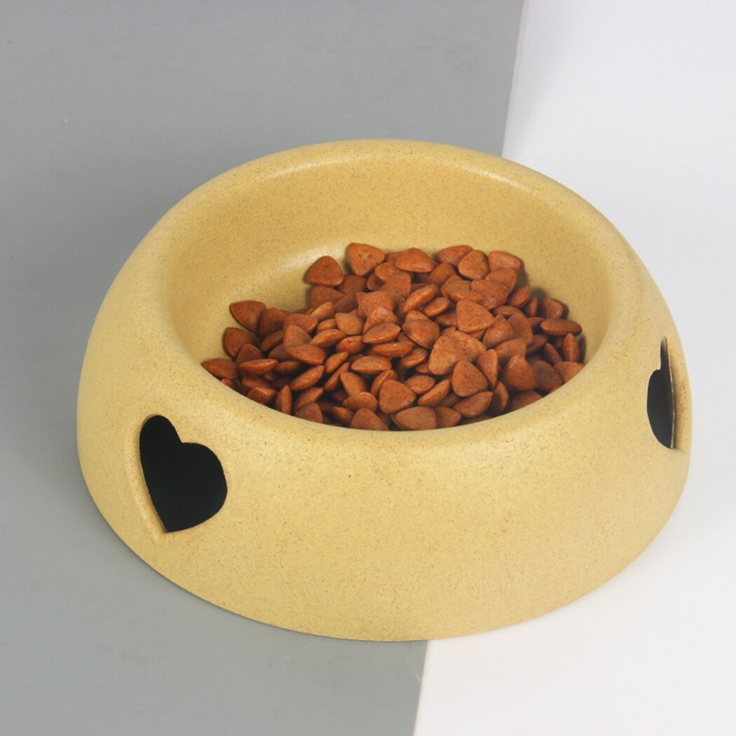 Dog Bowl Puppy Food Water Feeder Cute Lovely Heart... – Grandado