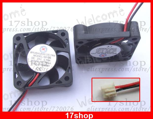 DC24V 0.15A DC Fans 40mm x 40 mmx10mm Brushless Co... – Grandado